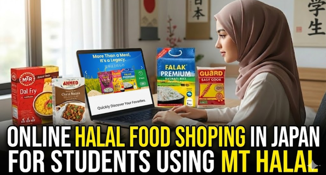 Online Halal Food Shopping in Japan for Students Using MT Halal